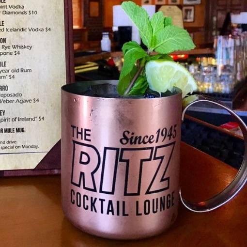 Menu at The Ritz pub & bar, Jacksonville Beach