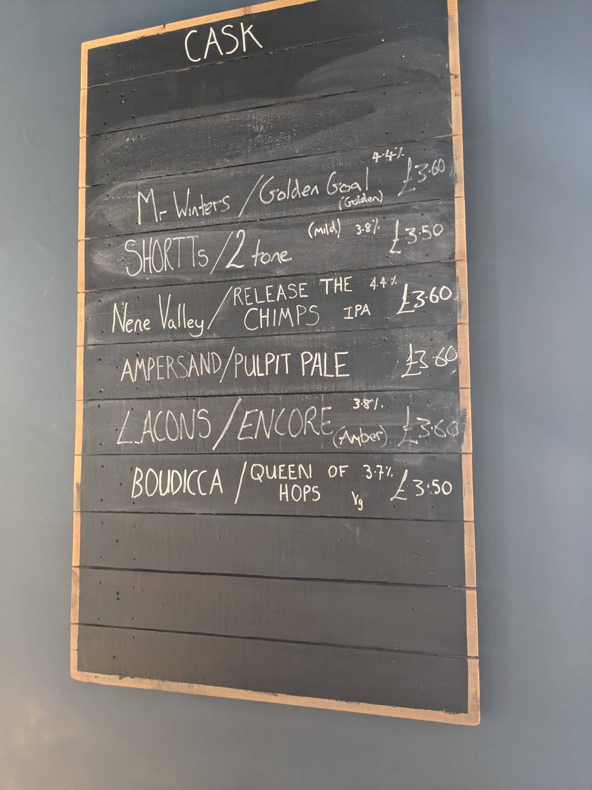 Menu at The Rosebery pub & bar, Norwich