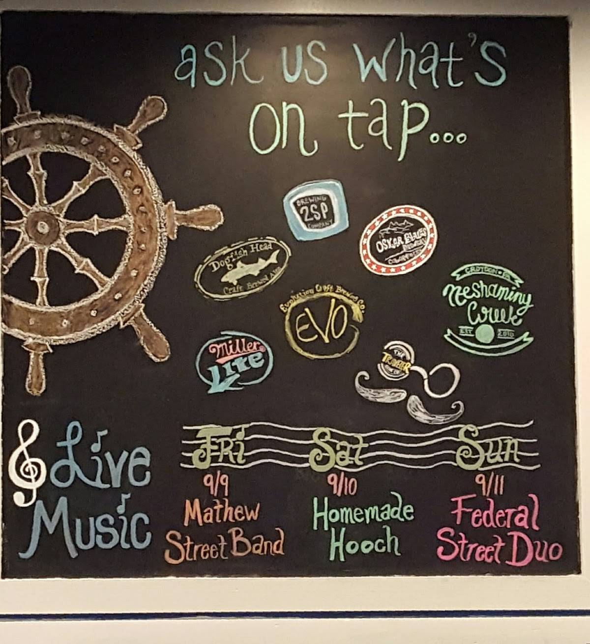Menu at Wheelhouse pub & bar, Lewes