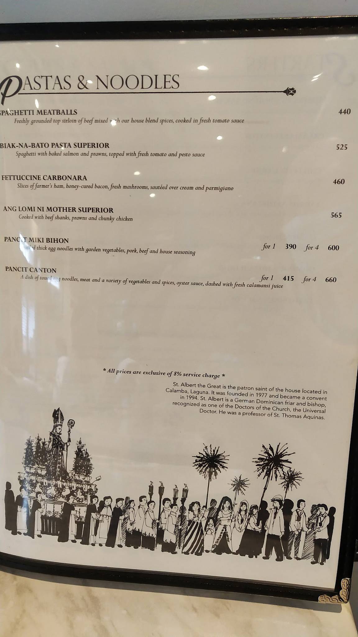 Menu at Café Inggo 1587 cafe, Quezon City