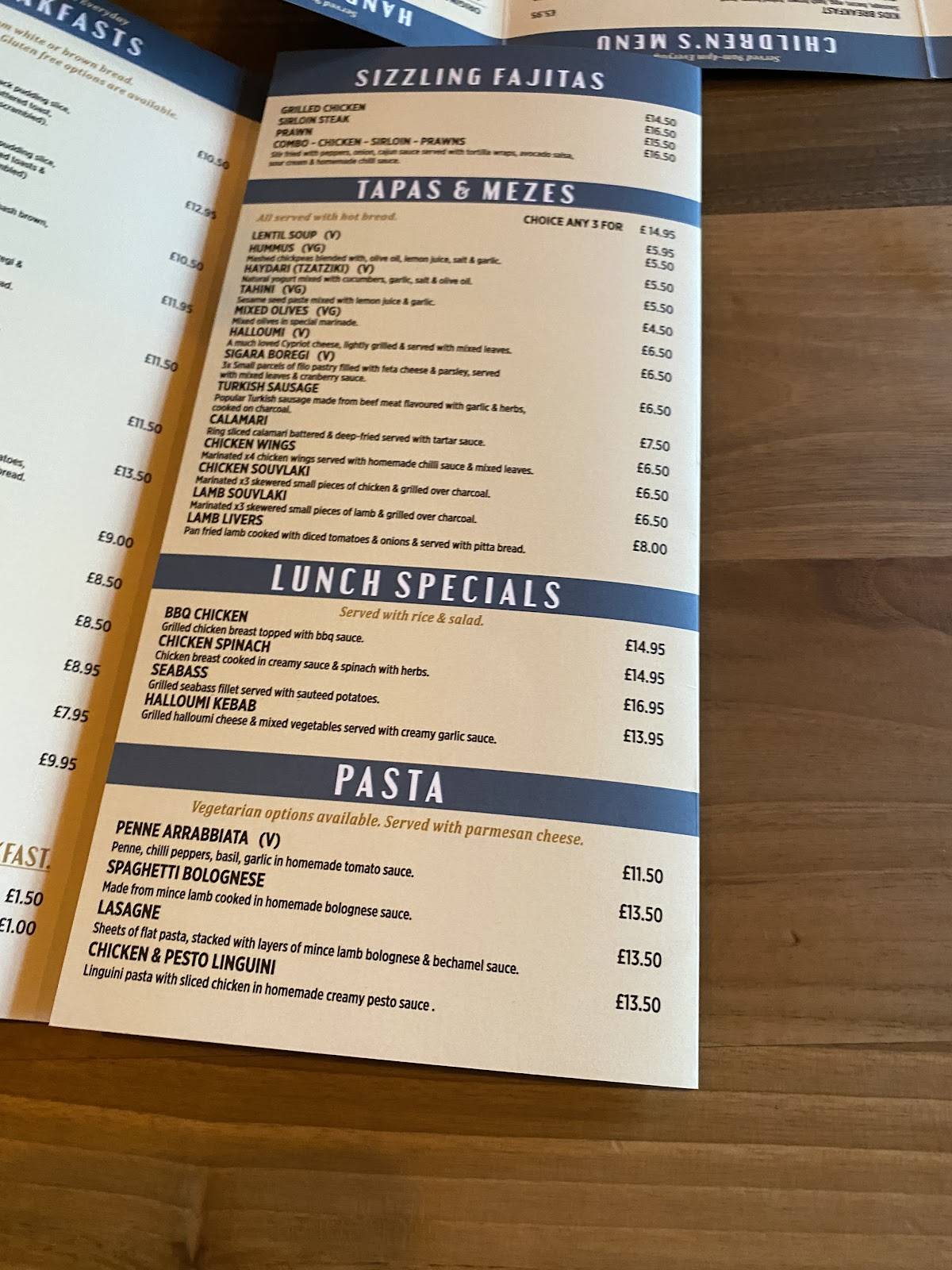 Menu at Quick Chef- Now Labranda (Renamed as Labranda Bar & Grill) for ...