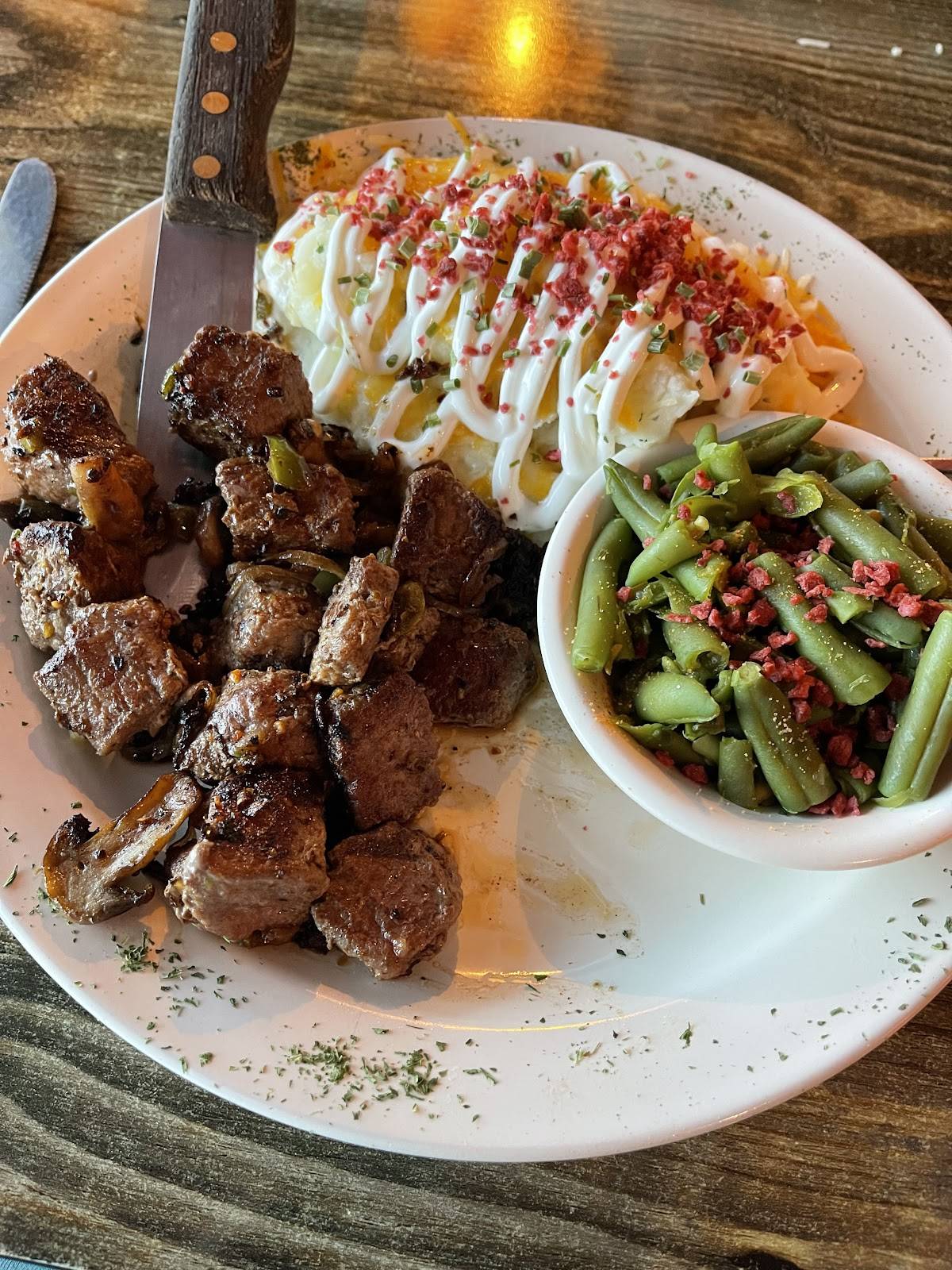 Menu at RB Grillhouse restaurant, Yankton