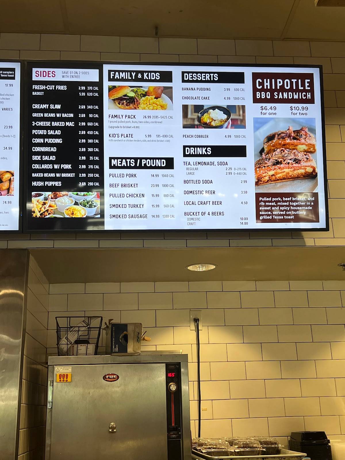 Menu at City Barbeque, Raleigh, Falls of Neuse Rd