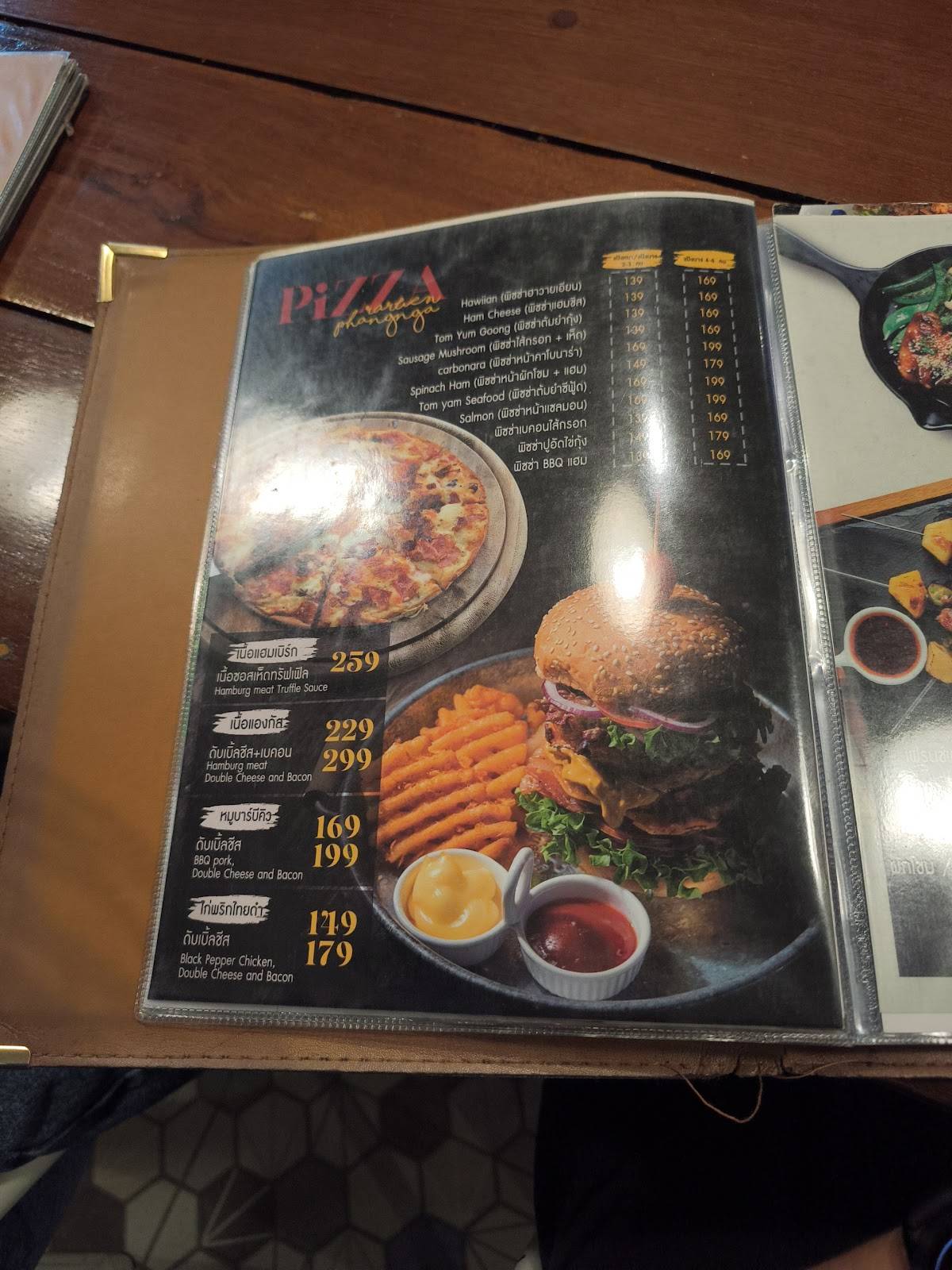 Menu at ระรื่น Raruen Cafe & Restaurant, Tham Nam Phut