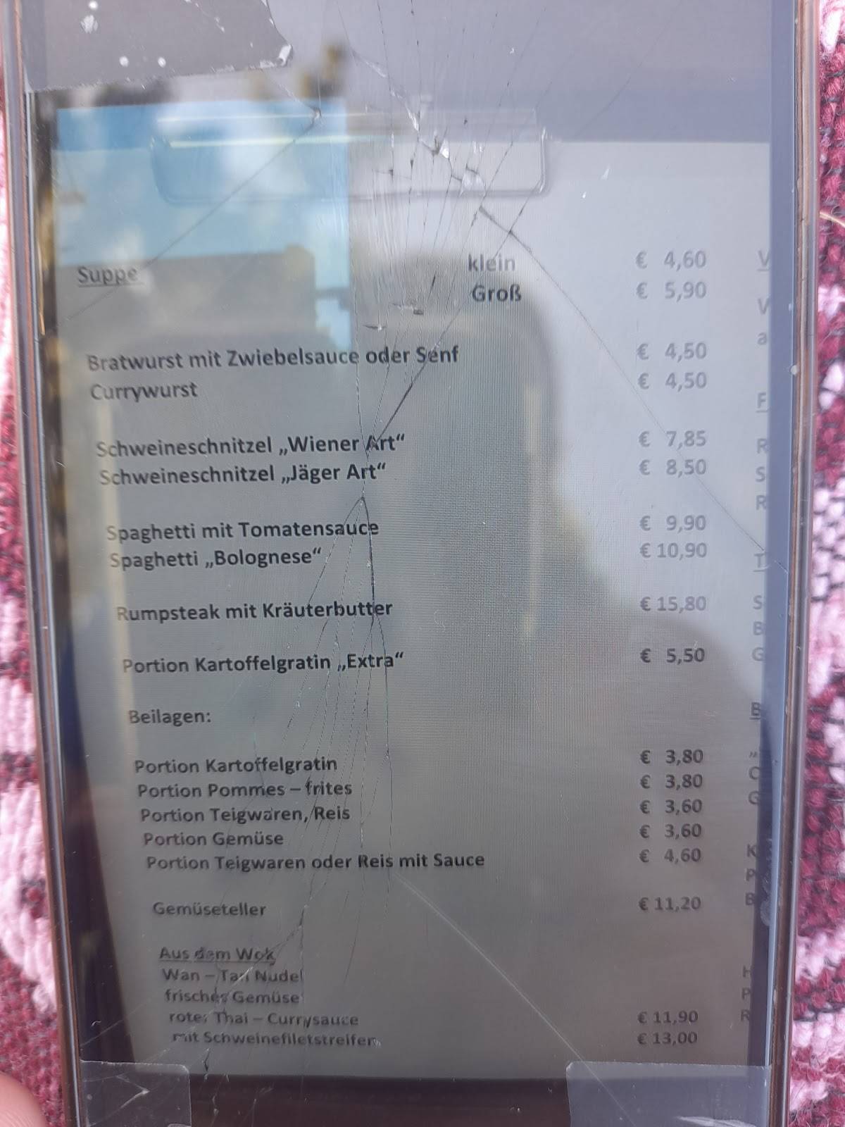 Menu au Rastanlage im Hegau - WEST - restaurant, Engen