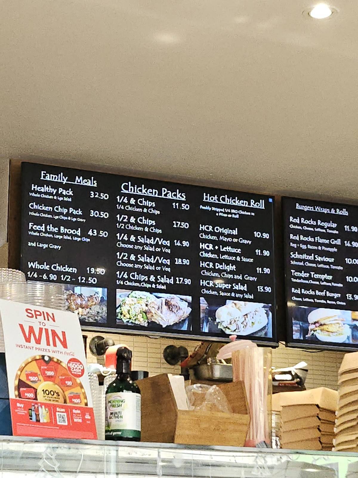 Menu at Red Rocks Flame Grill restaurant, Hawthorn