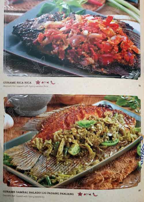 Menu at REMBOELAN restaurant, West Jakarta, Unit L1 - 118 & L1 - 119
