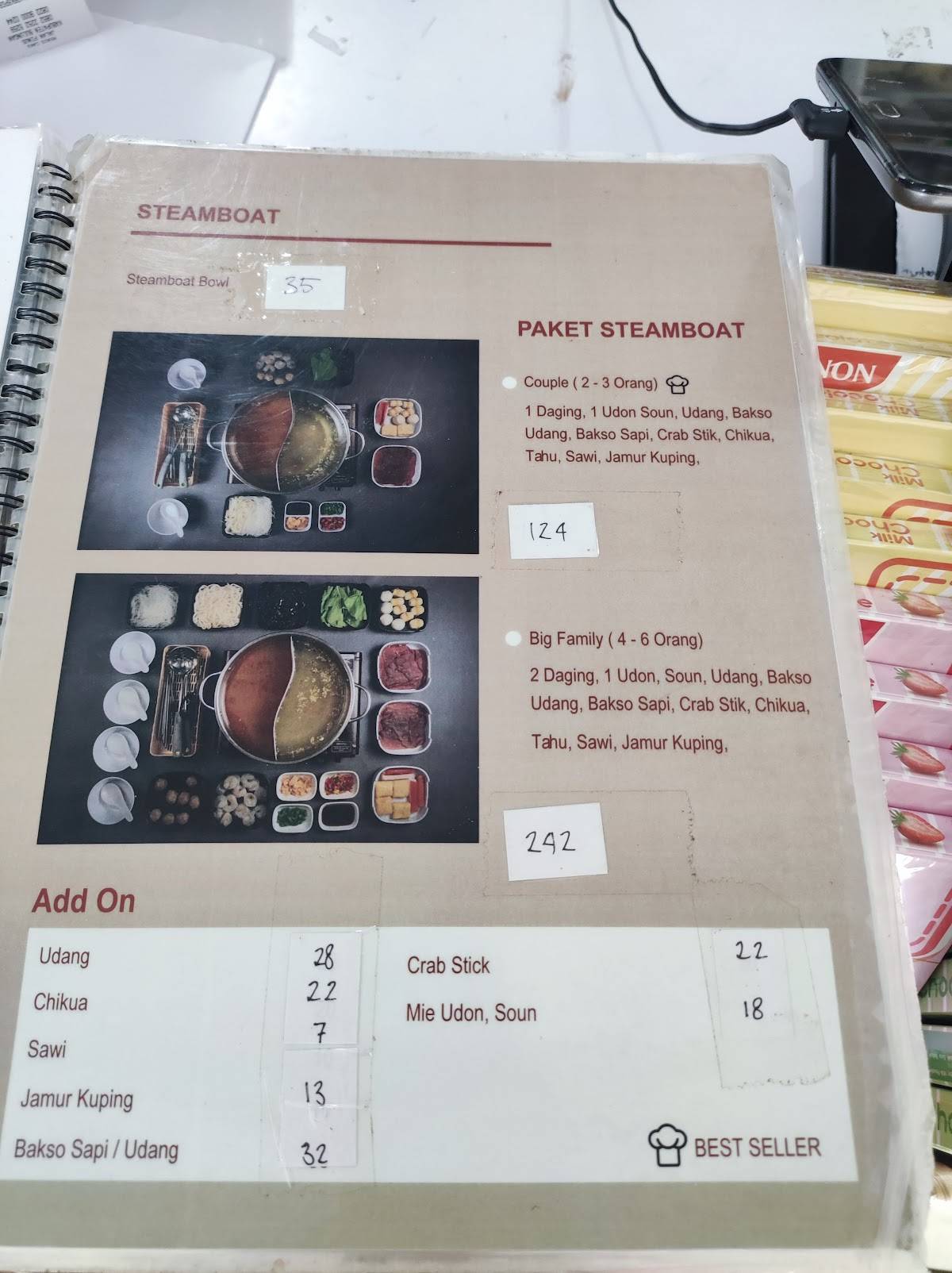 Carta de Reni’s Cake (Dessert shop, Bakery and Caffe), Tanjung Selor Hilir