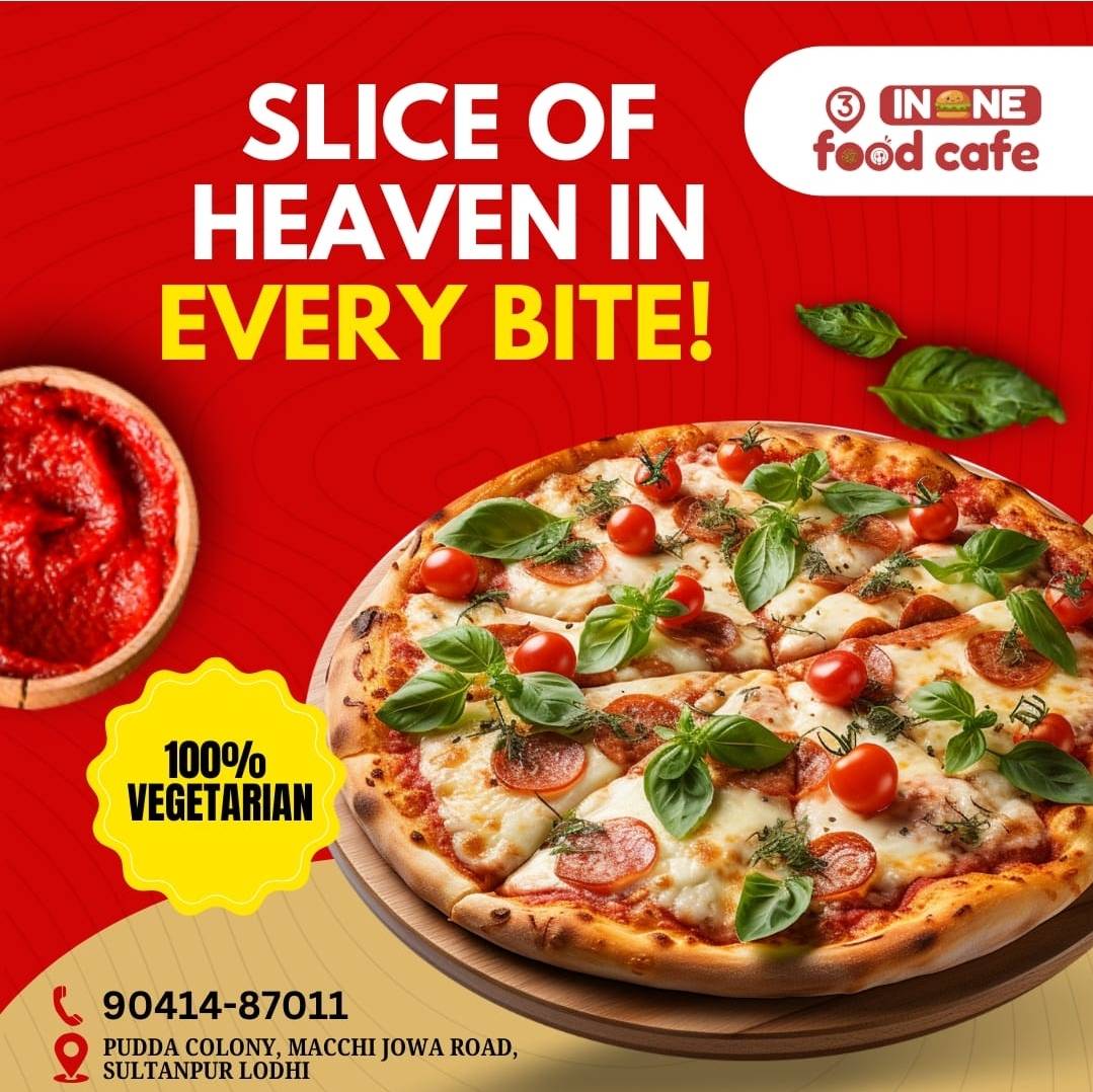 Menu at 3 IN ONE FOOD CAFE, Sultanpur Lodhi