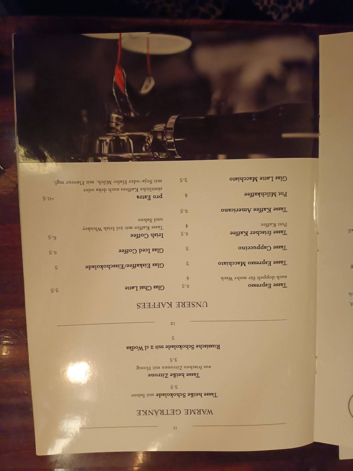 Speisekarte von Restaurant Anastasia, Berlin