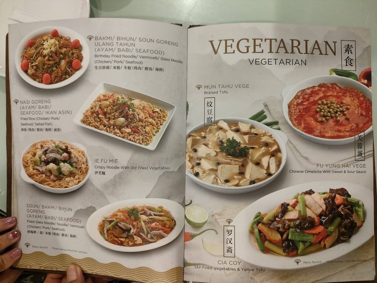 Menu at Angke Restaurant - Kelapa Gading, North Jakarta, Ruko MOI