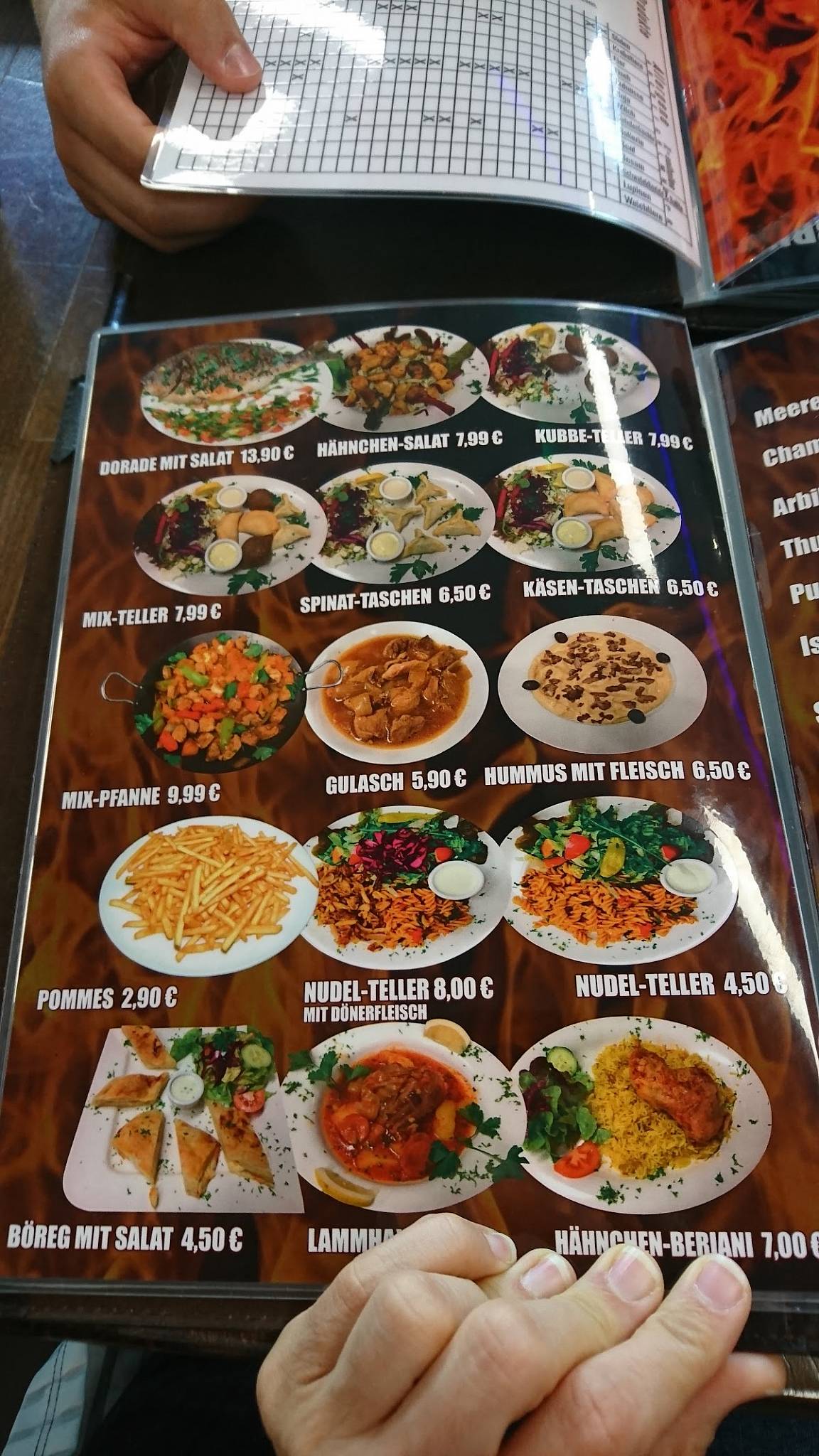 Speisekarte von Restaurant Arbil Döner Imbiss, Heidelberg