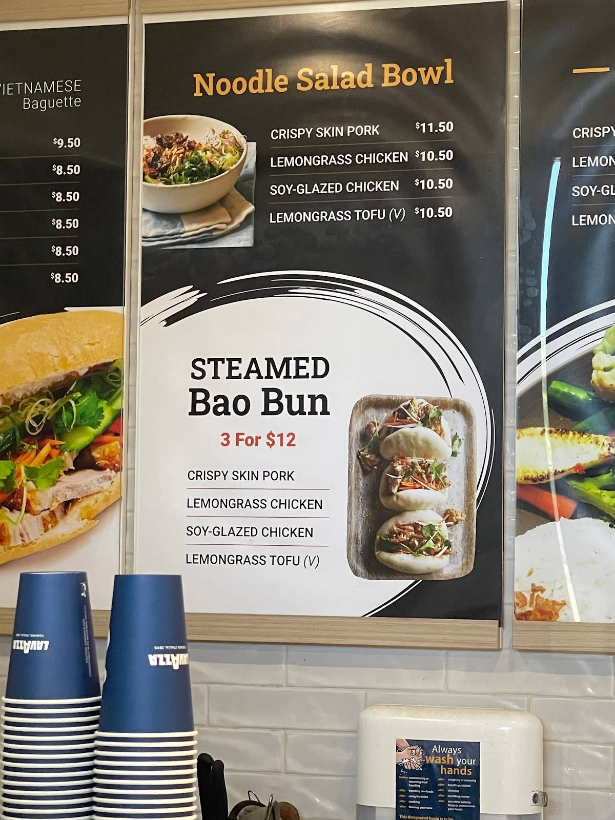 Menu at Arndale Bakery, Springwood