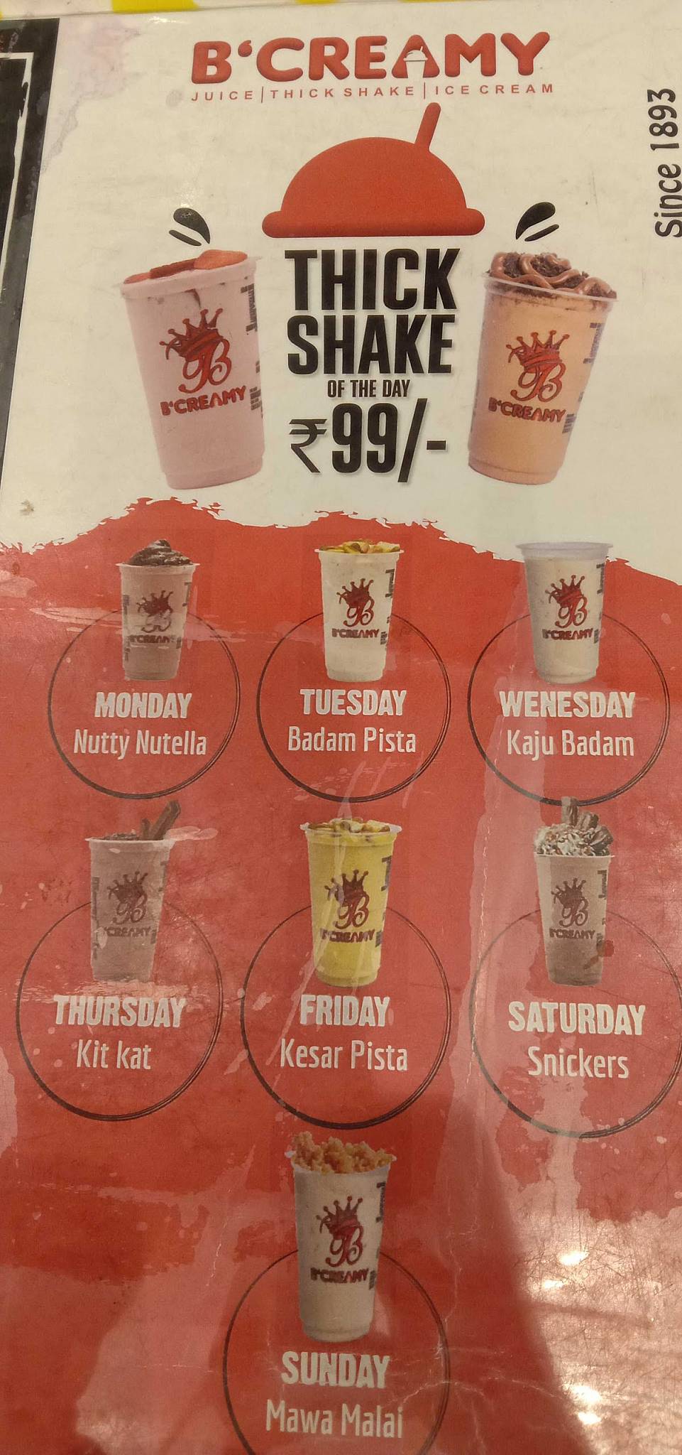 Menu at B-Creamy By Bismillah, Surat