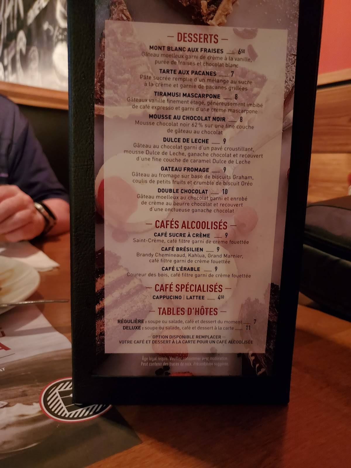 Menu at Barbies Resto Bar Grill - Sainte-foy, Québec City