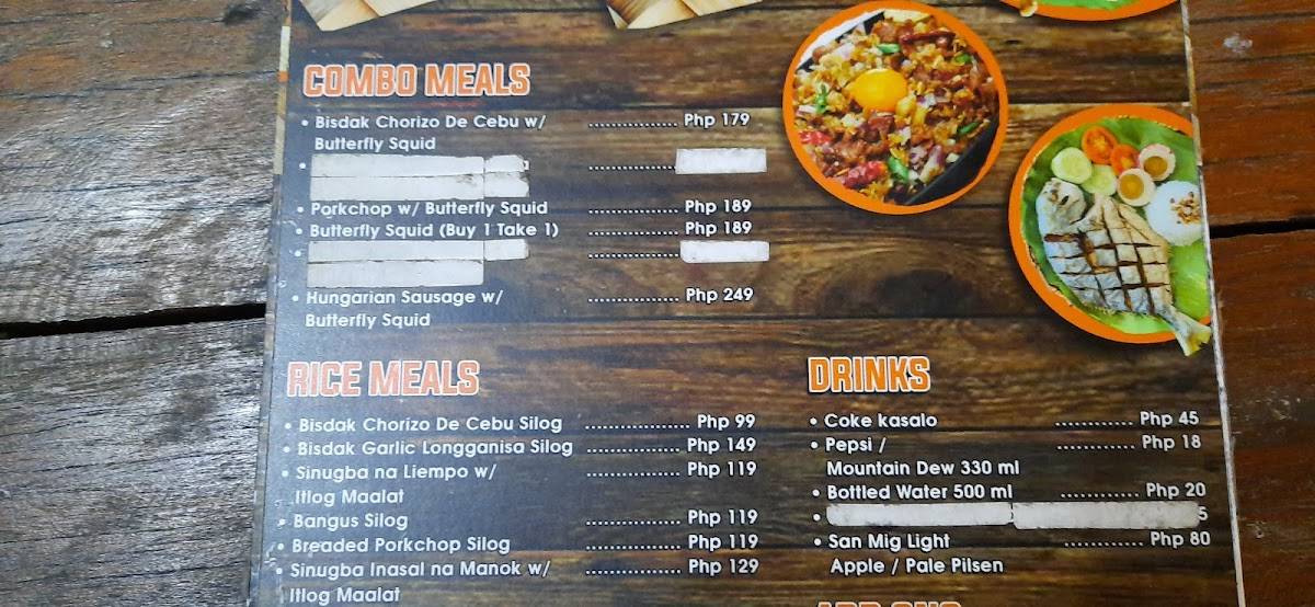 Menu at Bigroy's Boodle Fight - QC restaurant, Quezon City