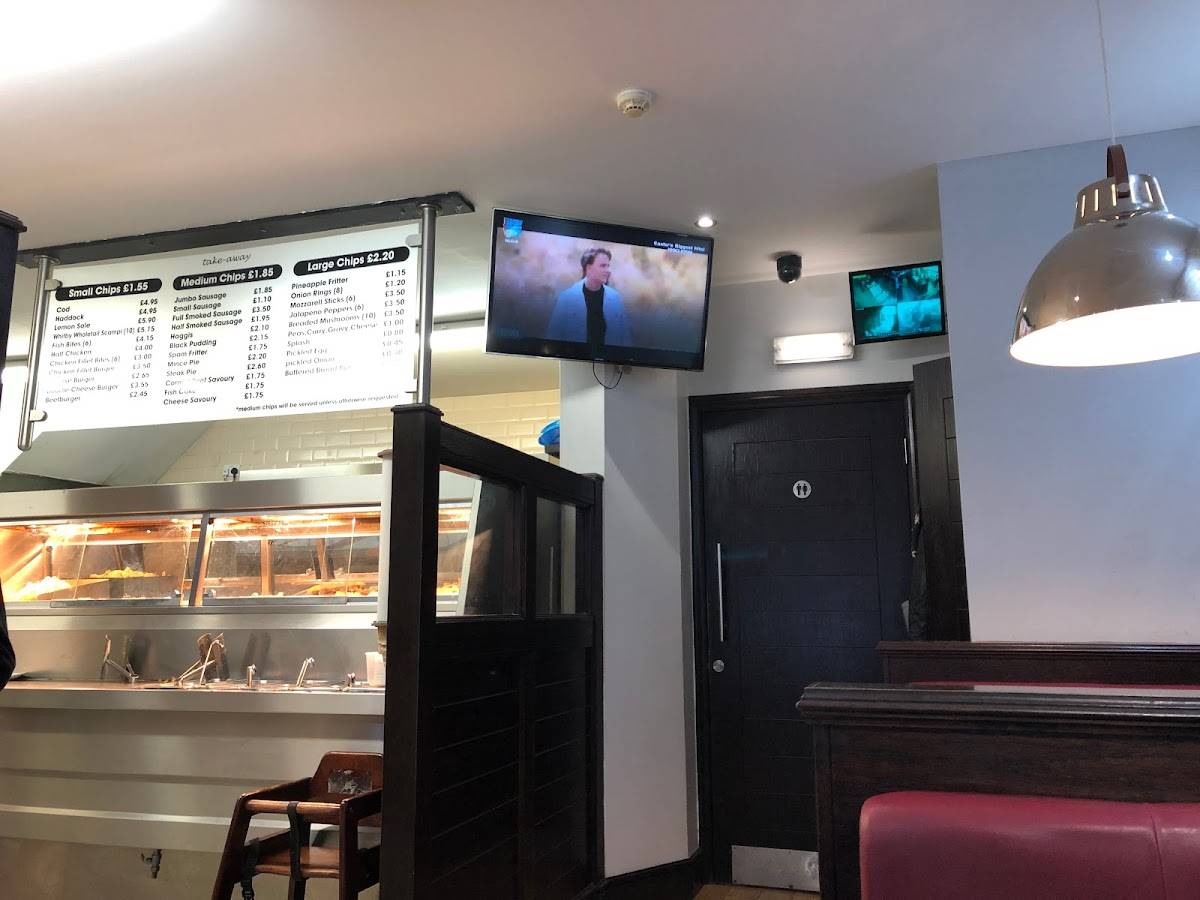 Menu at Fish and Chips at N⁰10 cafe, Morpeth