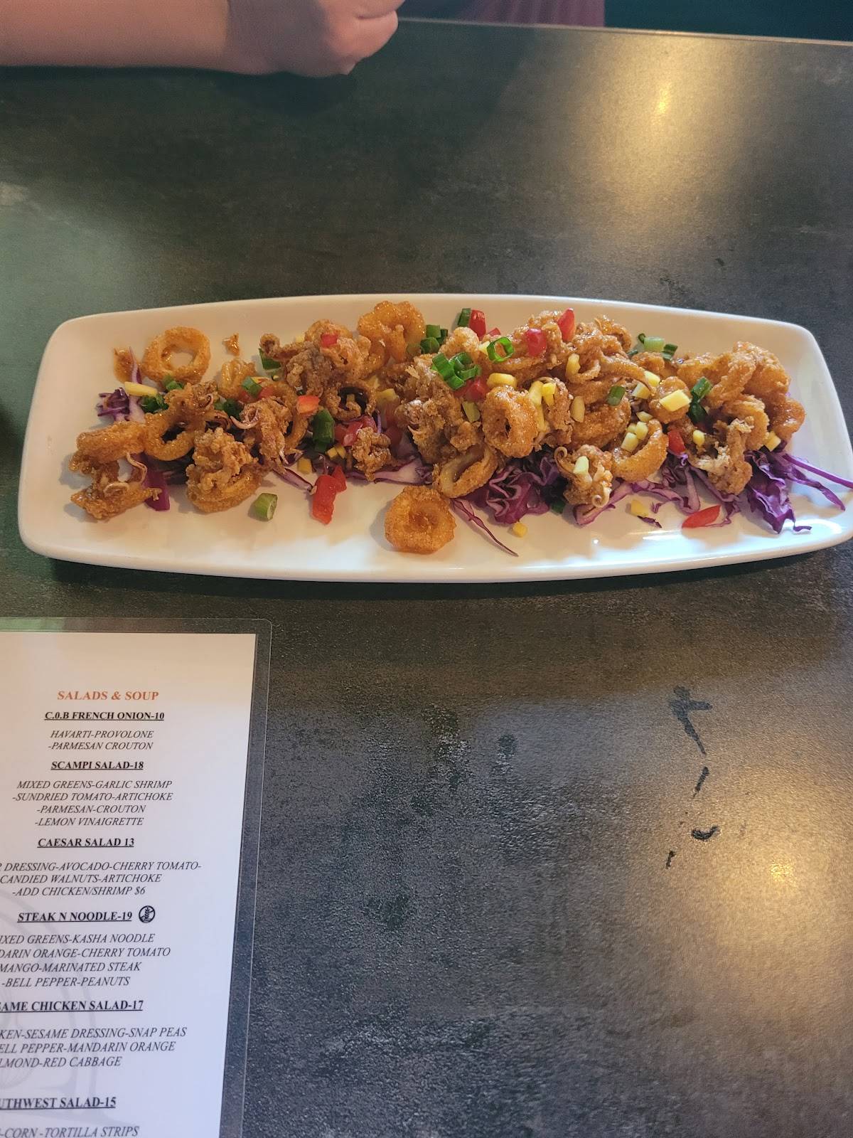 Menu at Copper Onion Bistro restaurant, Billings