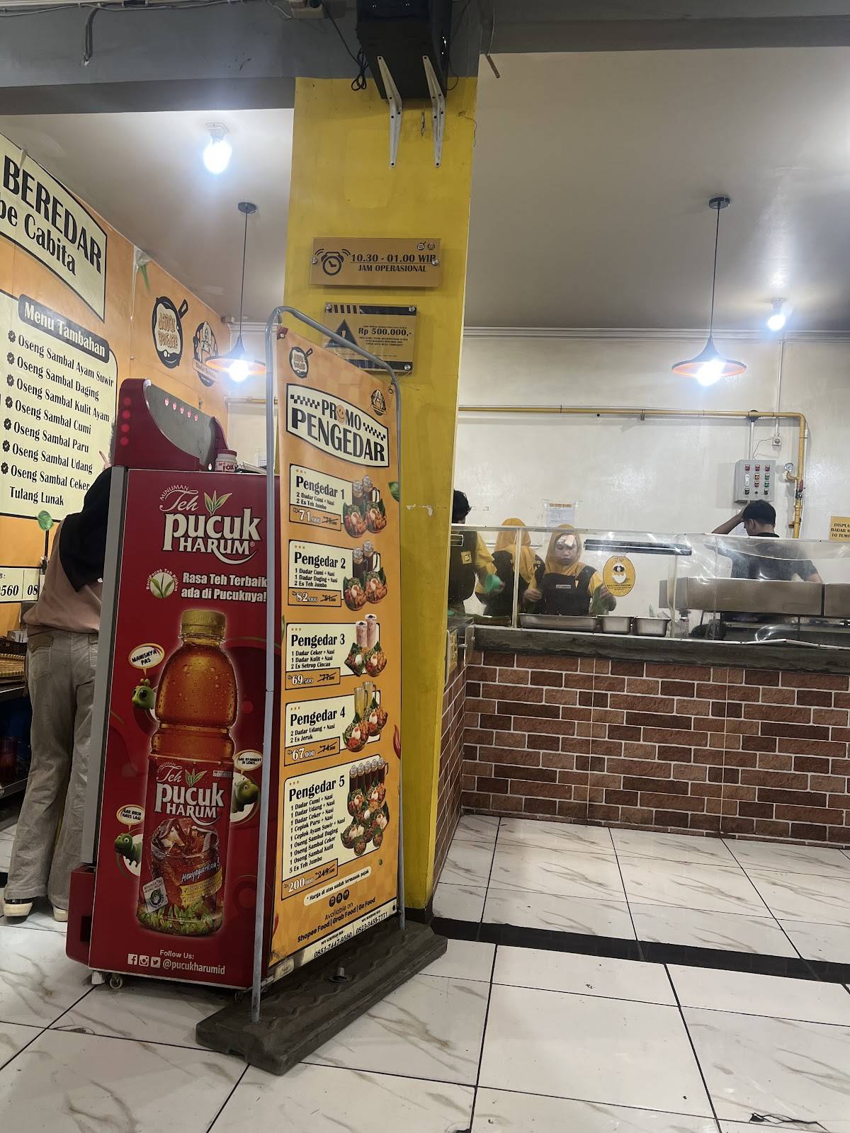 Menu at Dadar Beredar - Karawang, Indonesia