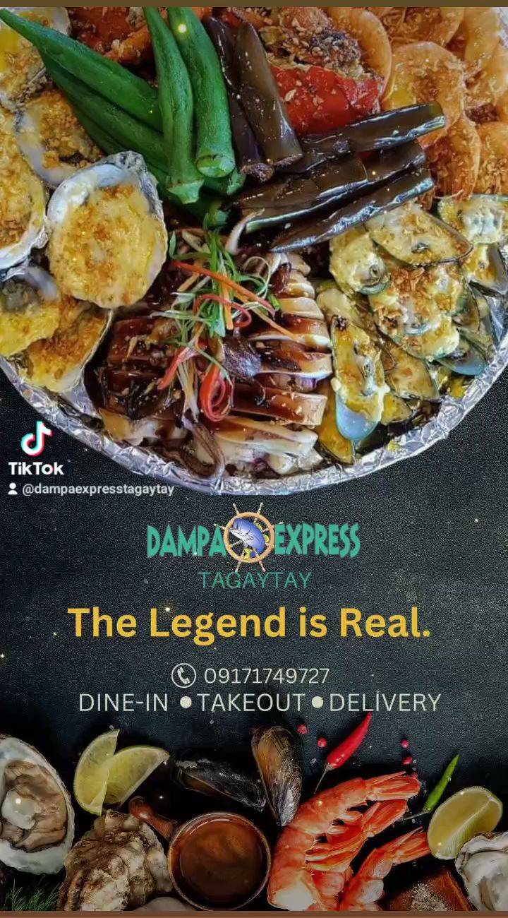 Menu at Dampa Express restaurant, Laurel