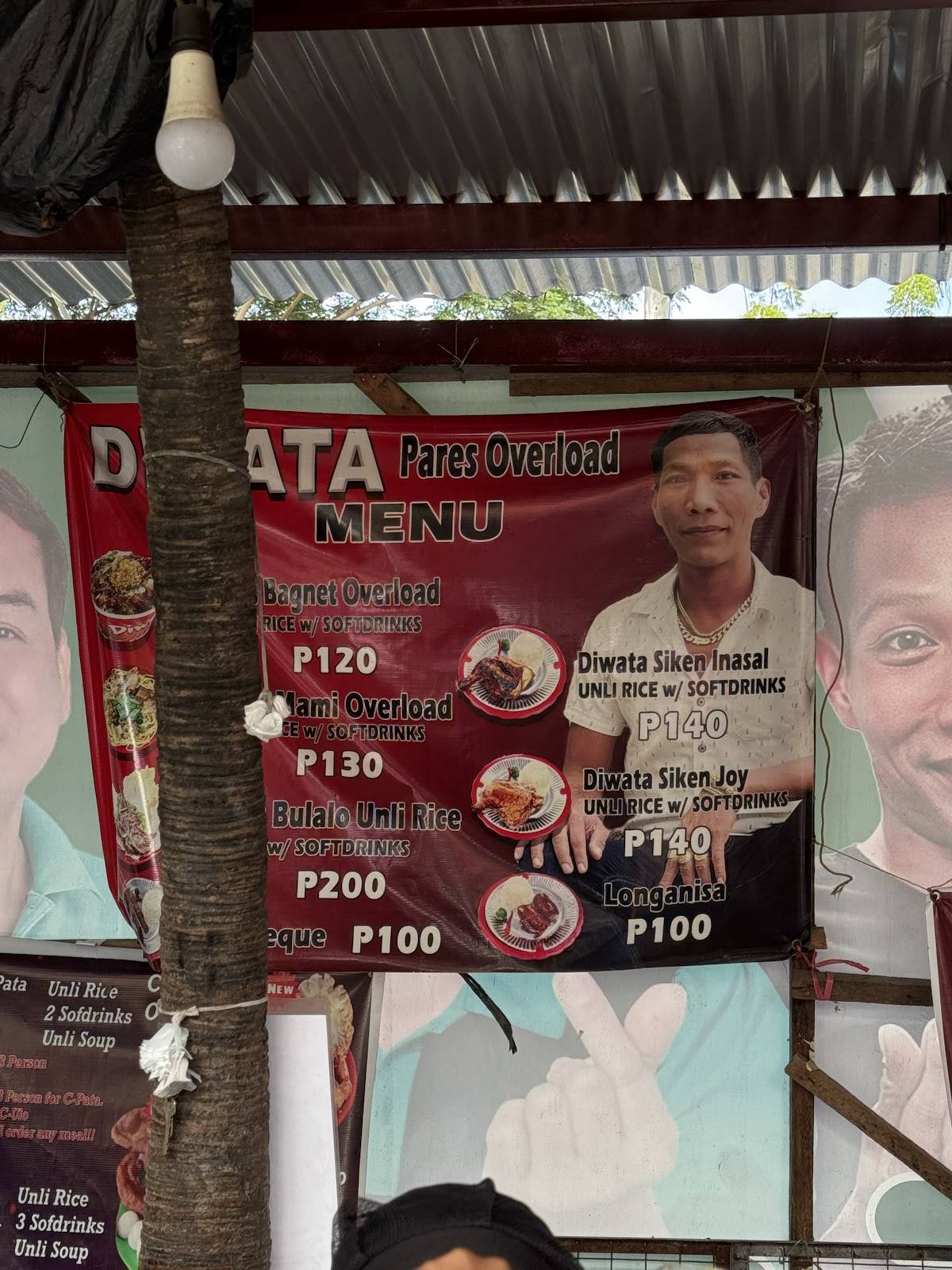 Menu at Diwata Pares Overload Pasay restaurant, Pasay