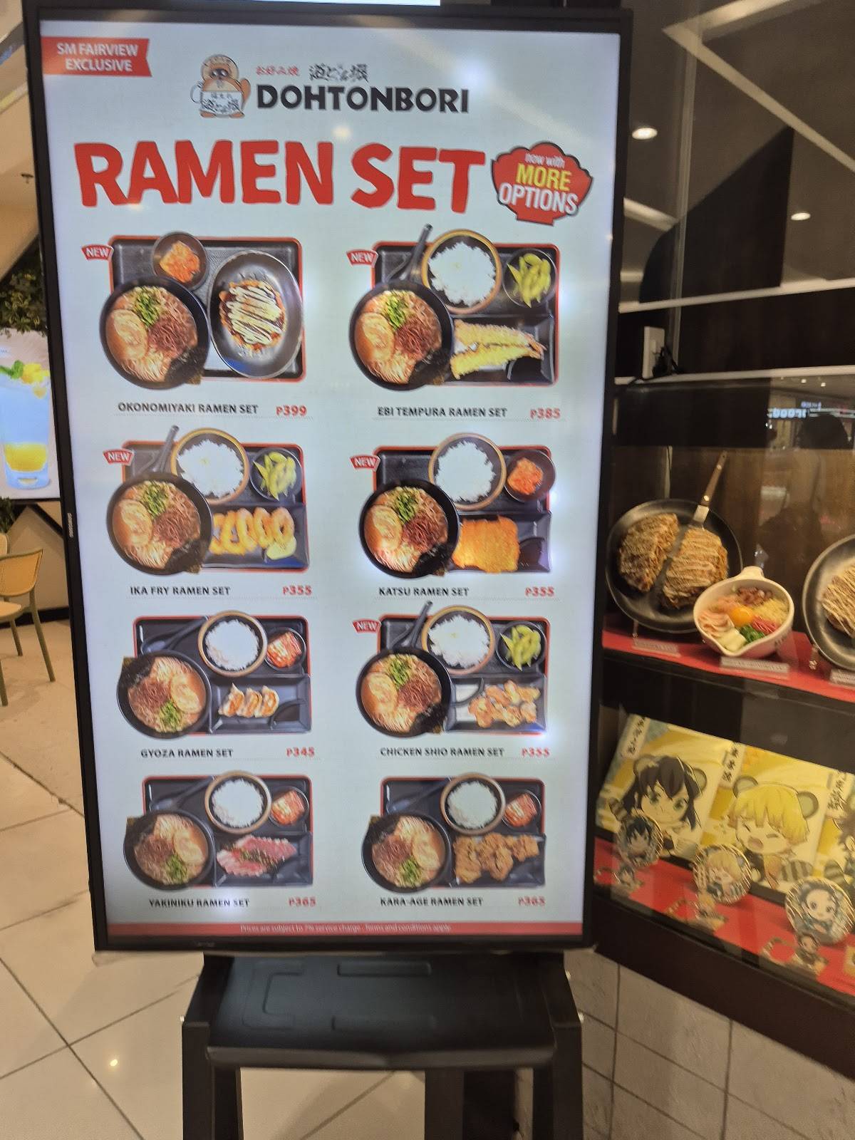 Menu at Dohtonbori SM City Fairview restaurant, Quezon City, 202 ...
