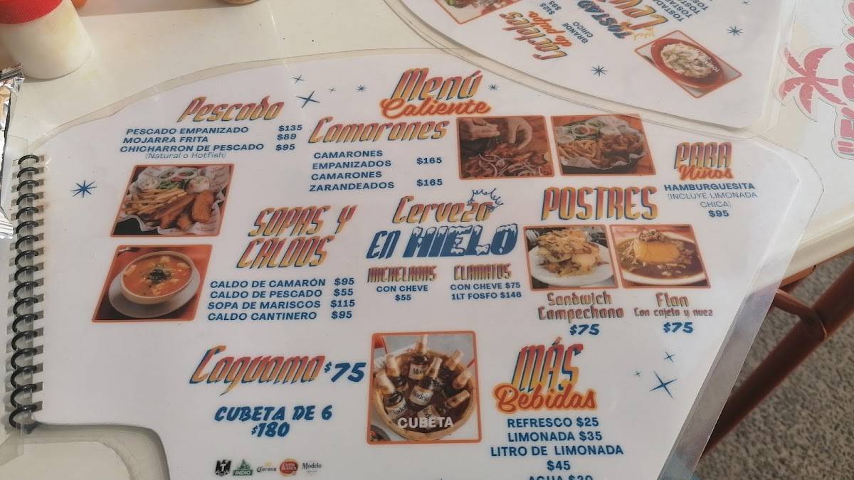 Carta del restaurante EL RICAS, Monterrey
