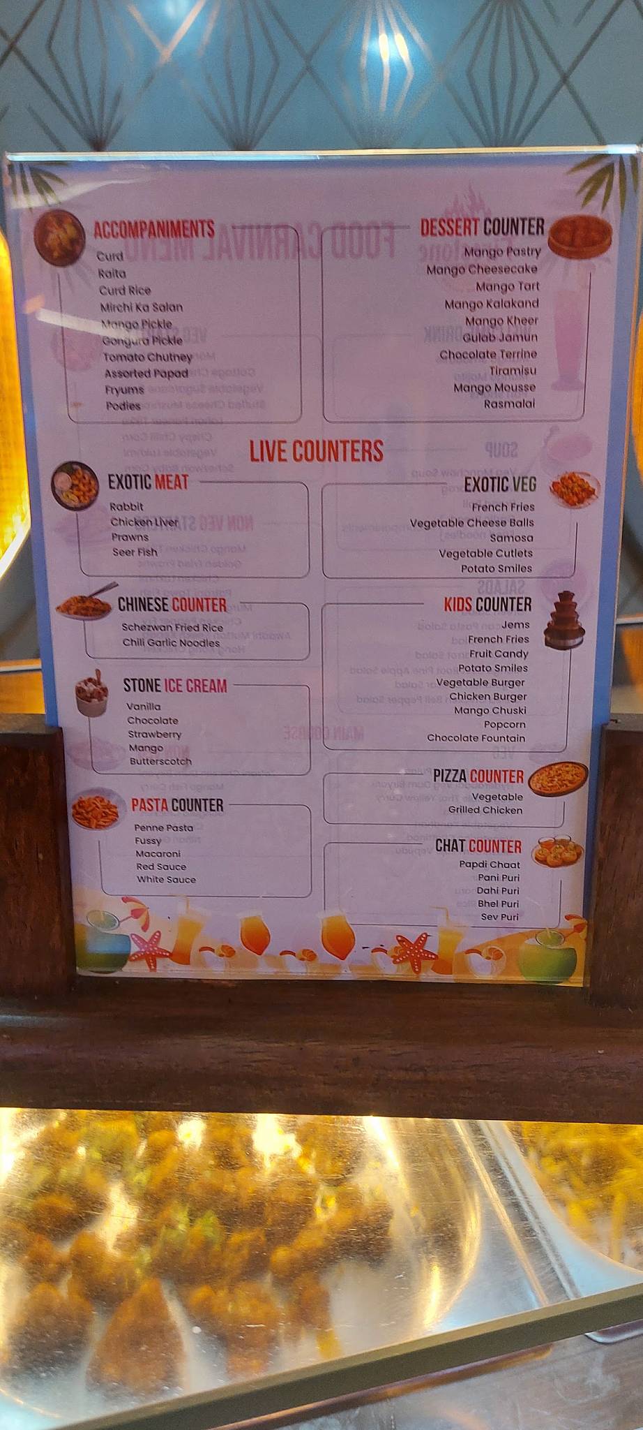 Menu at Firestone Grill Buffet, Hyderabad