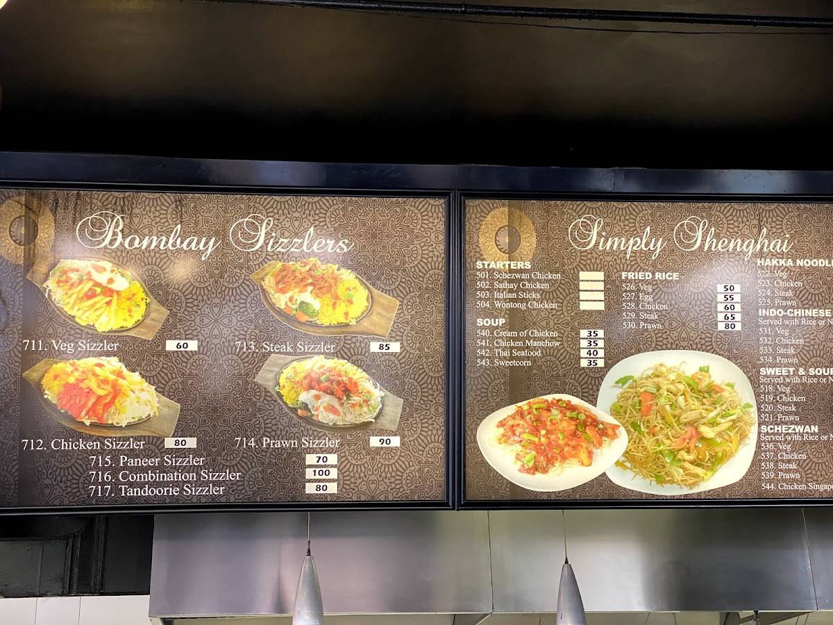Menu at Food Inn India restaurant, Cape Town, 156 Long St