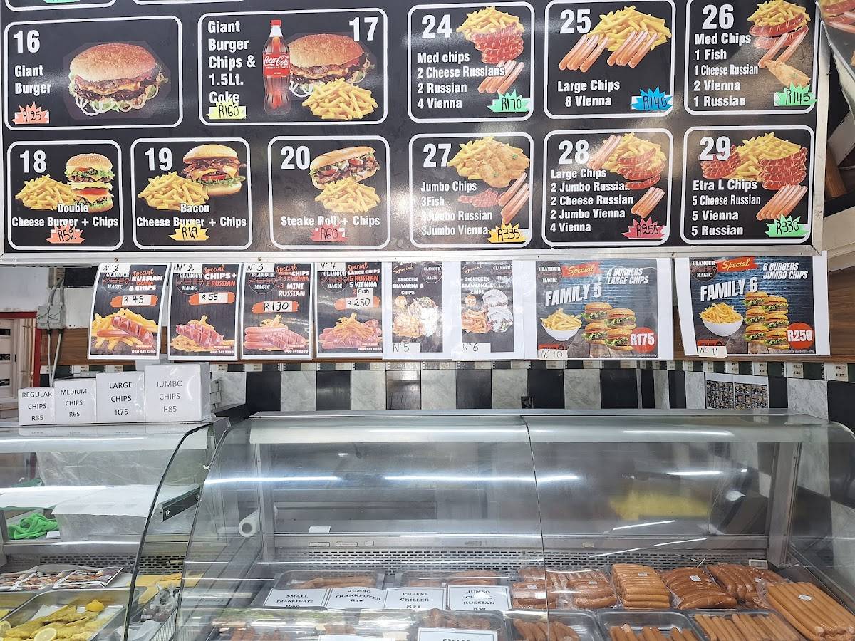 Menu at Glamour Magic Take Aways restaurant, Johannesburg, General ...