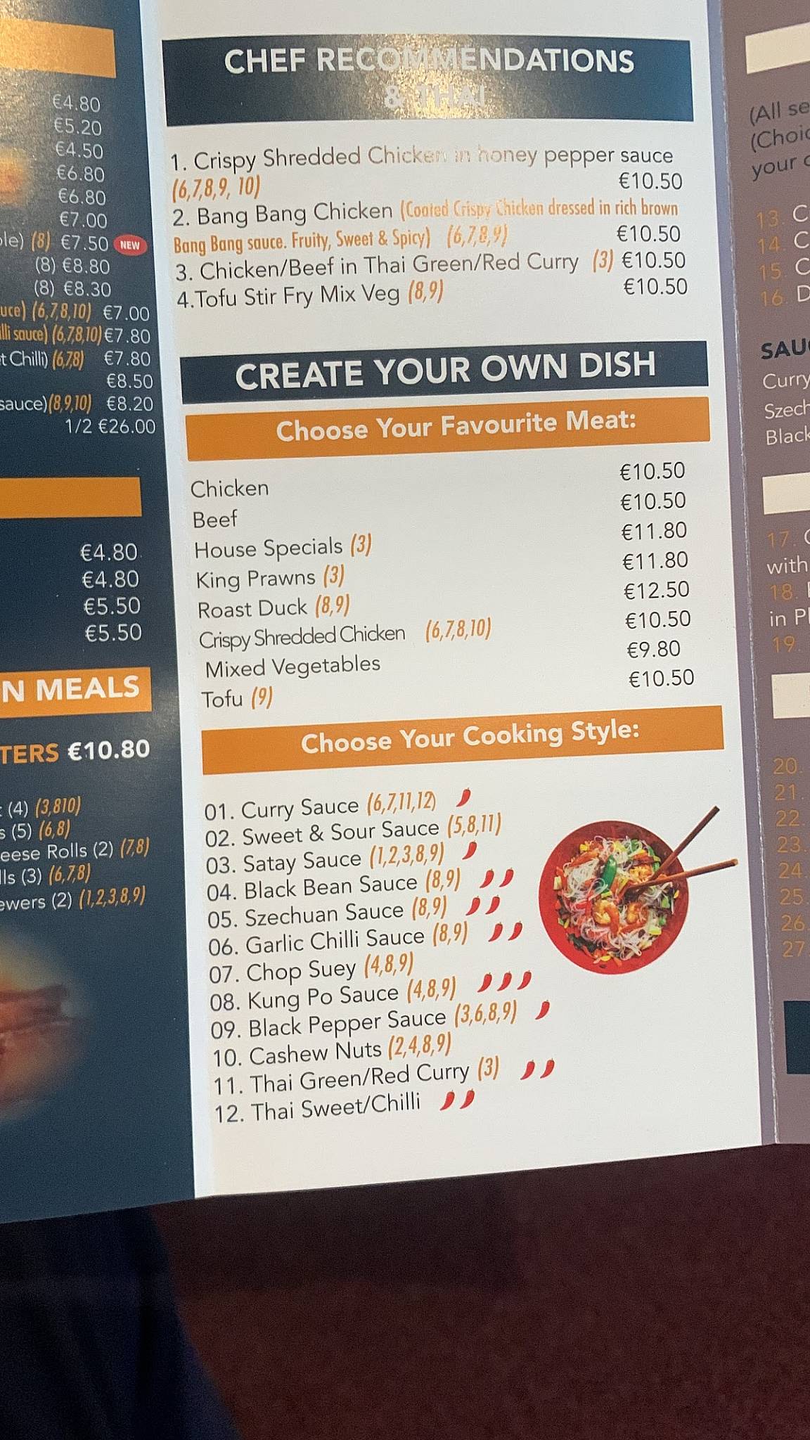 Menu at Golden Palace Chinese Restaurant & Take Away, Maynooth