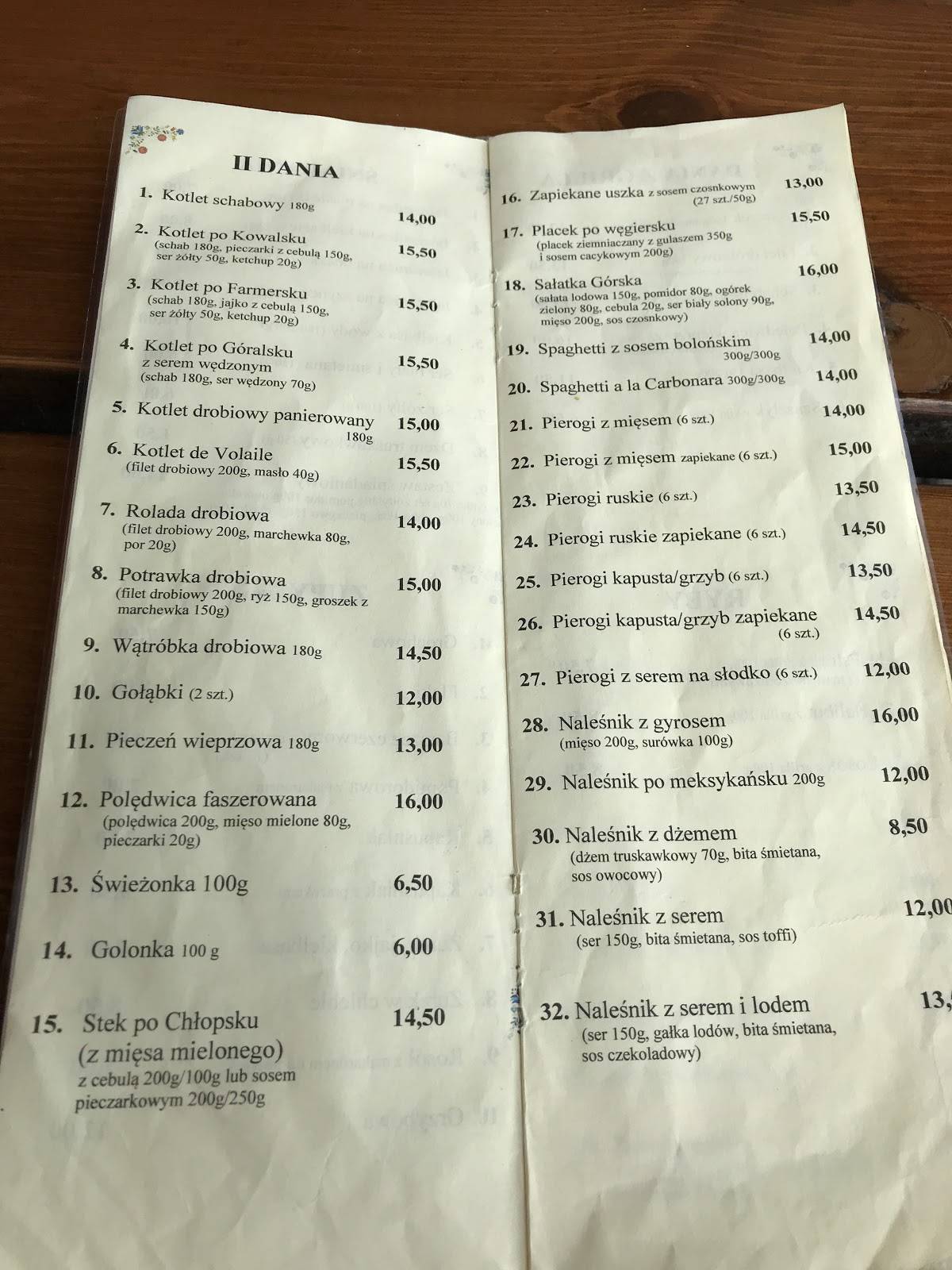 Menu at Górski Grill Bar 24 h, Kotlin, Poznańska 46c