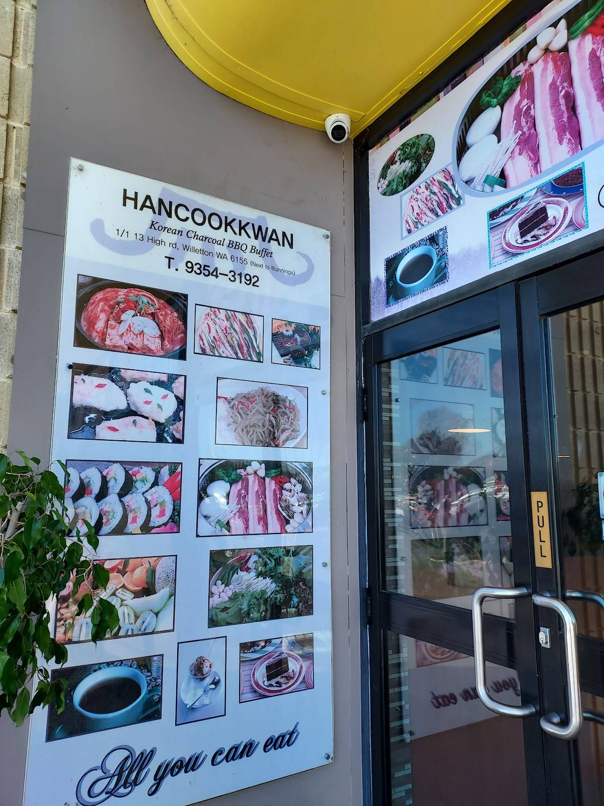Menu at Hancookwan Korean BBQ Buffet Restaurant, Willetton