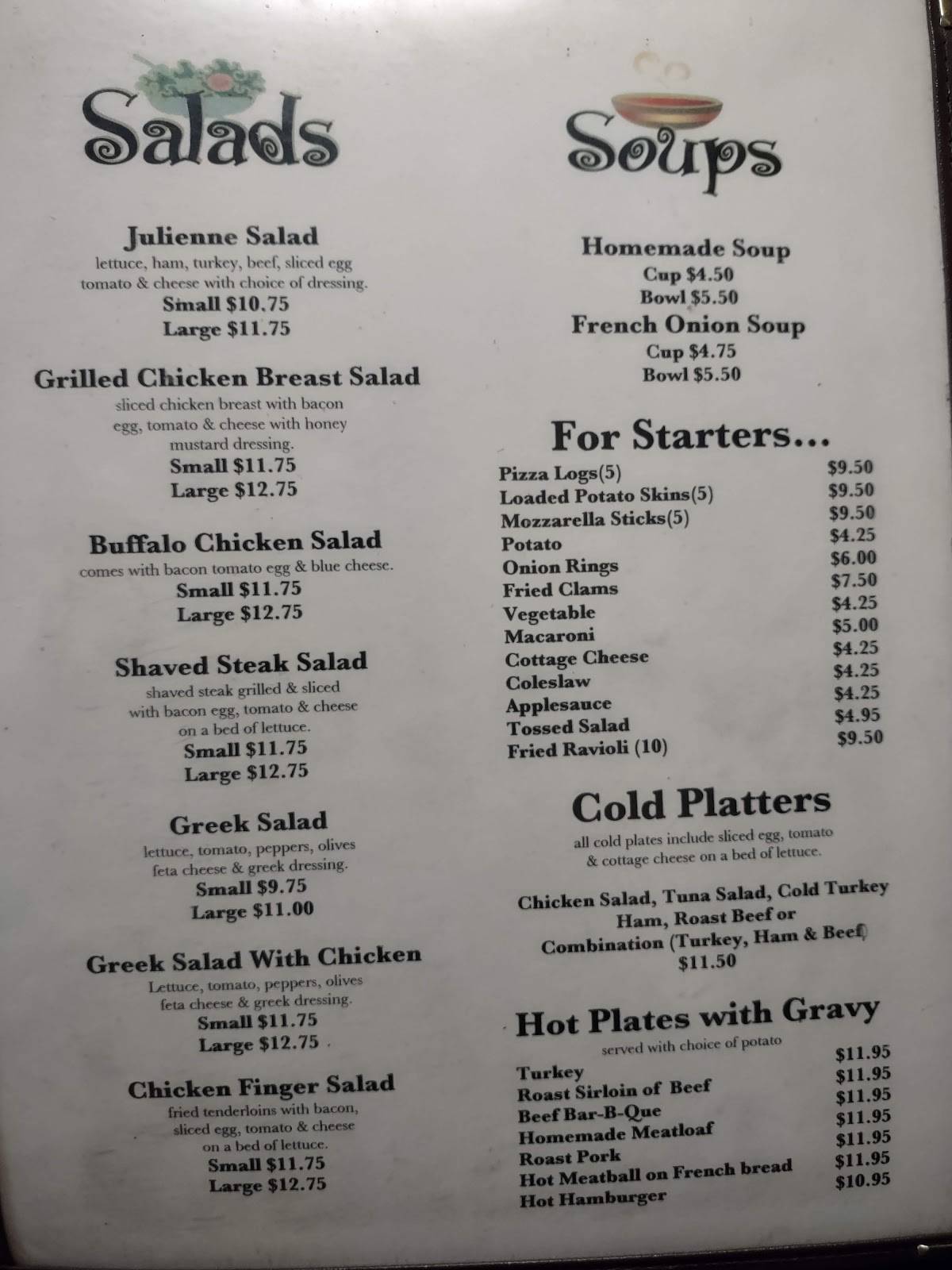 Menu at Hilton Family Restaurant, Hilton