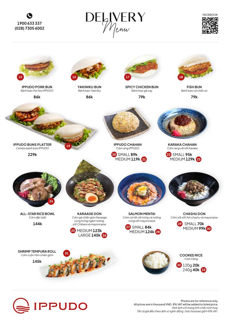 Menu at IPPUDO Le Thanh Ton Japanese Ramen Restaurant, Ho Chi Minh City ...