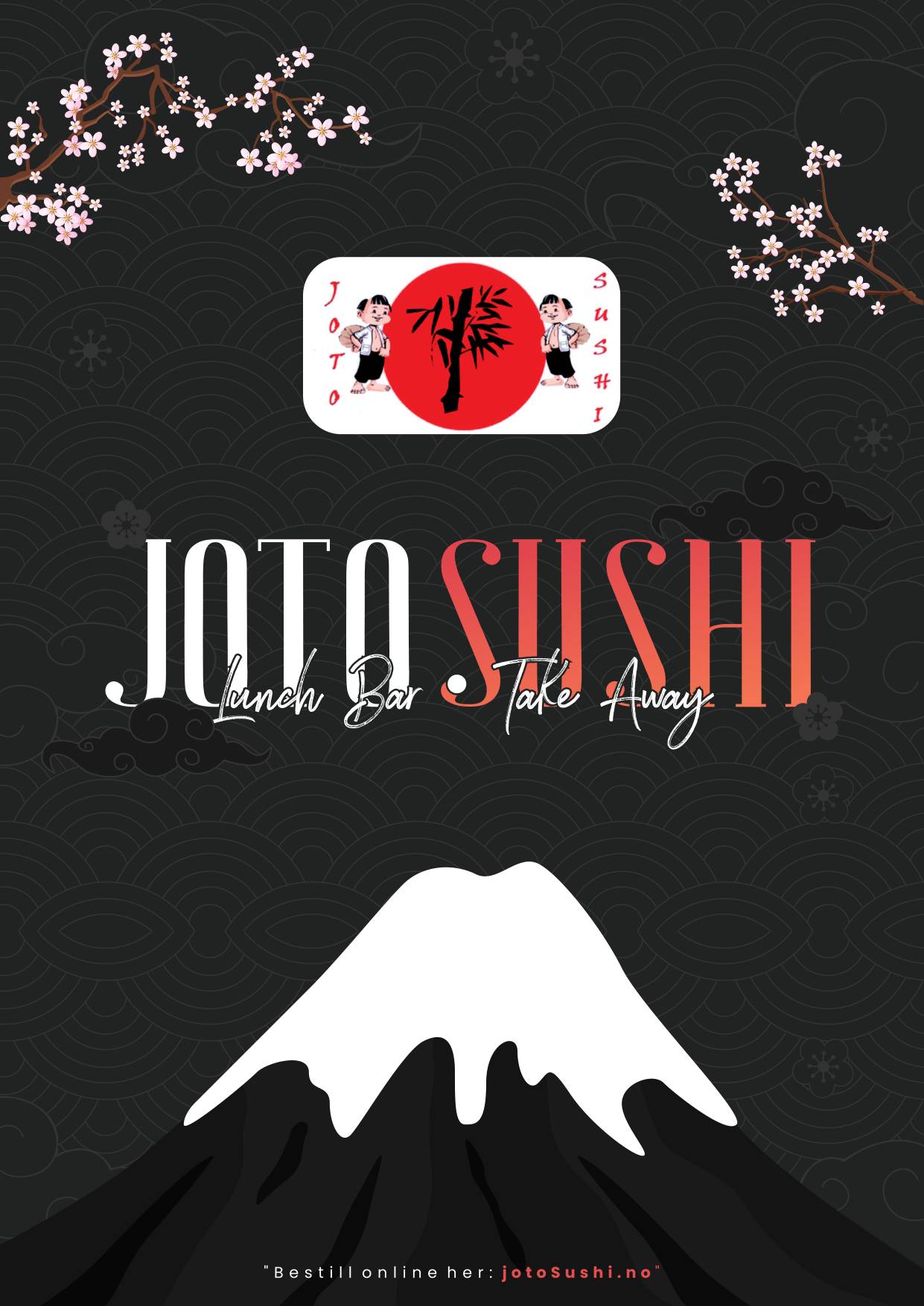 Menu at JotoSushi restaurant, Askim