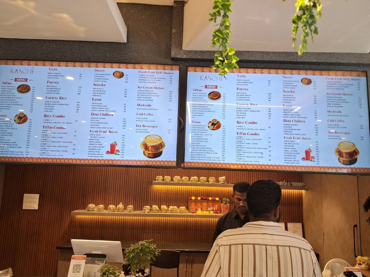 Menu at Kanchi Cafe - Manikonda, Hyderabad