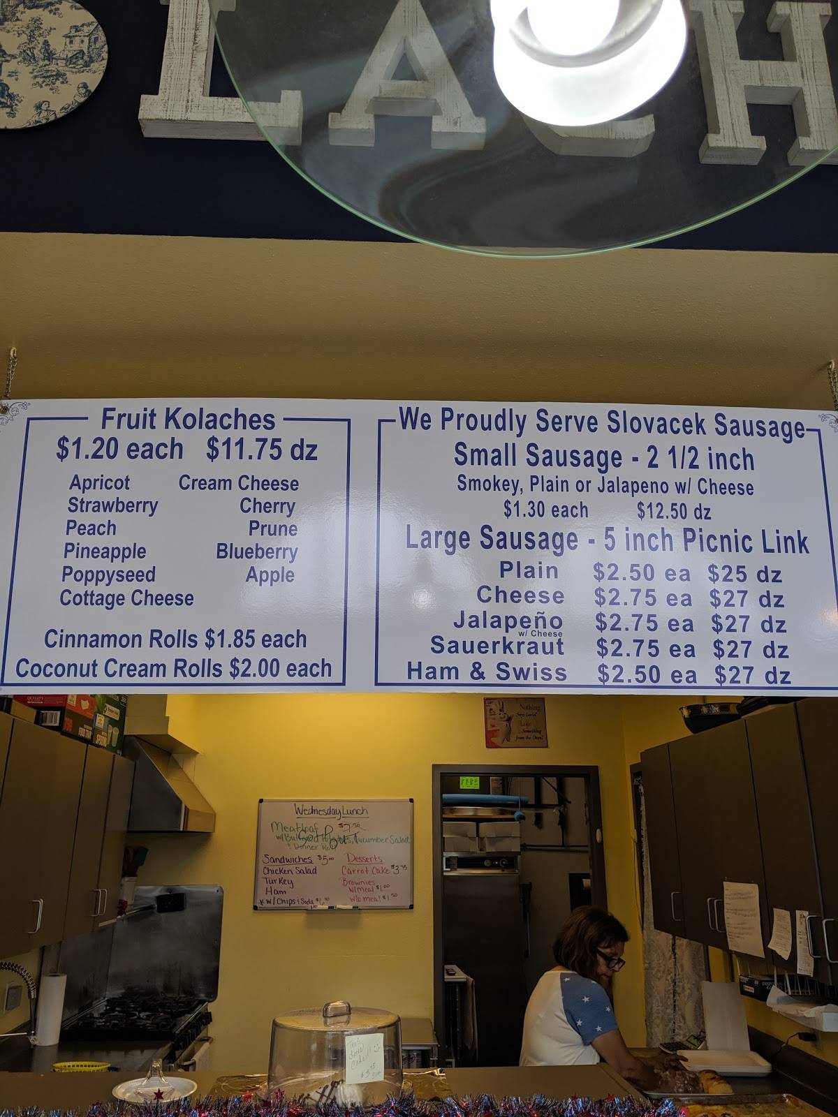 Menu at Kolache Kitchen - Downtown, Temple, 115 W French Ave