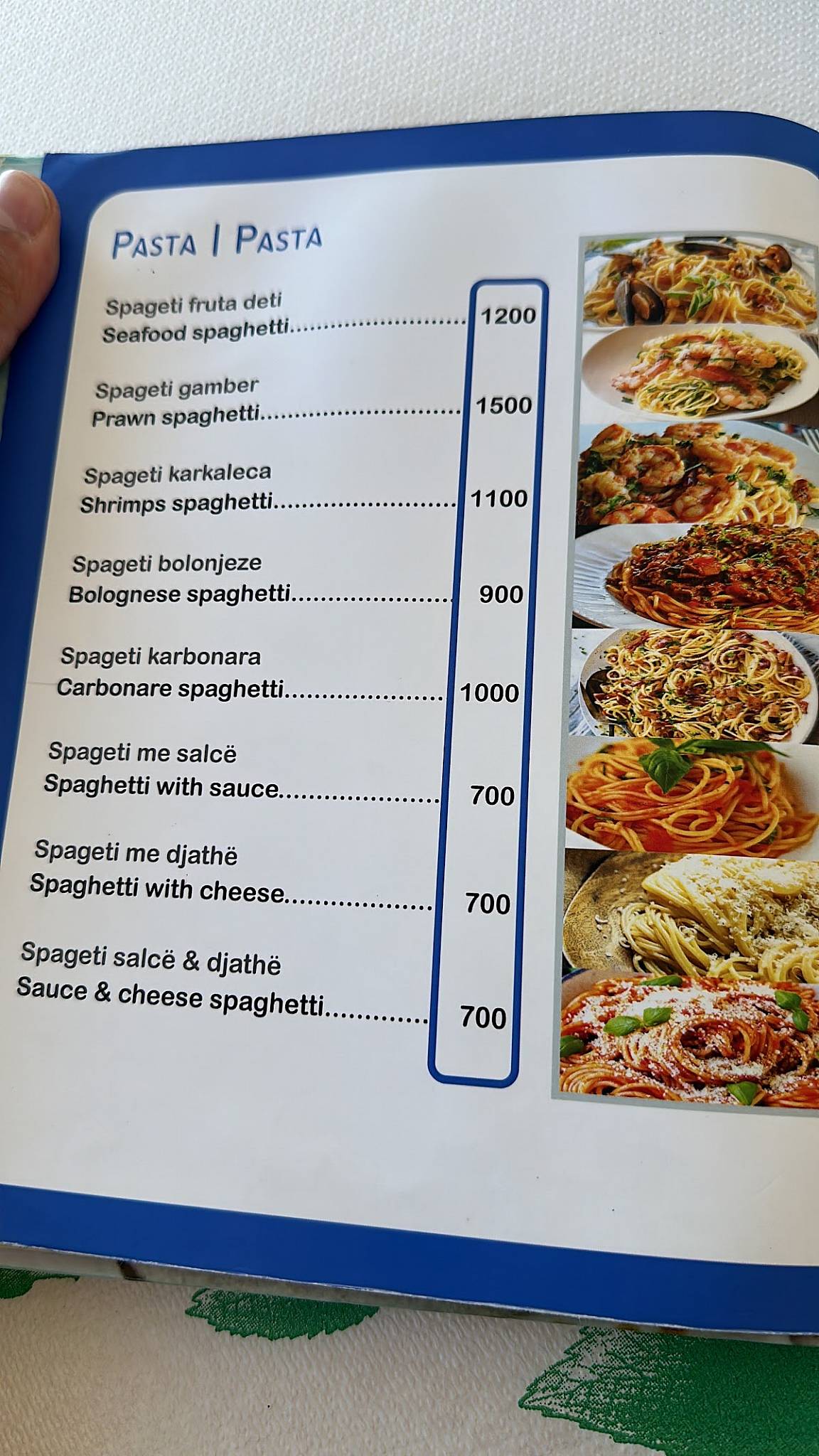 Speisekarte von Restaurant Korca Ksamil, Ksamil