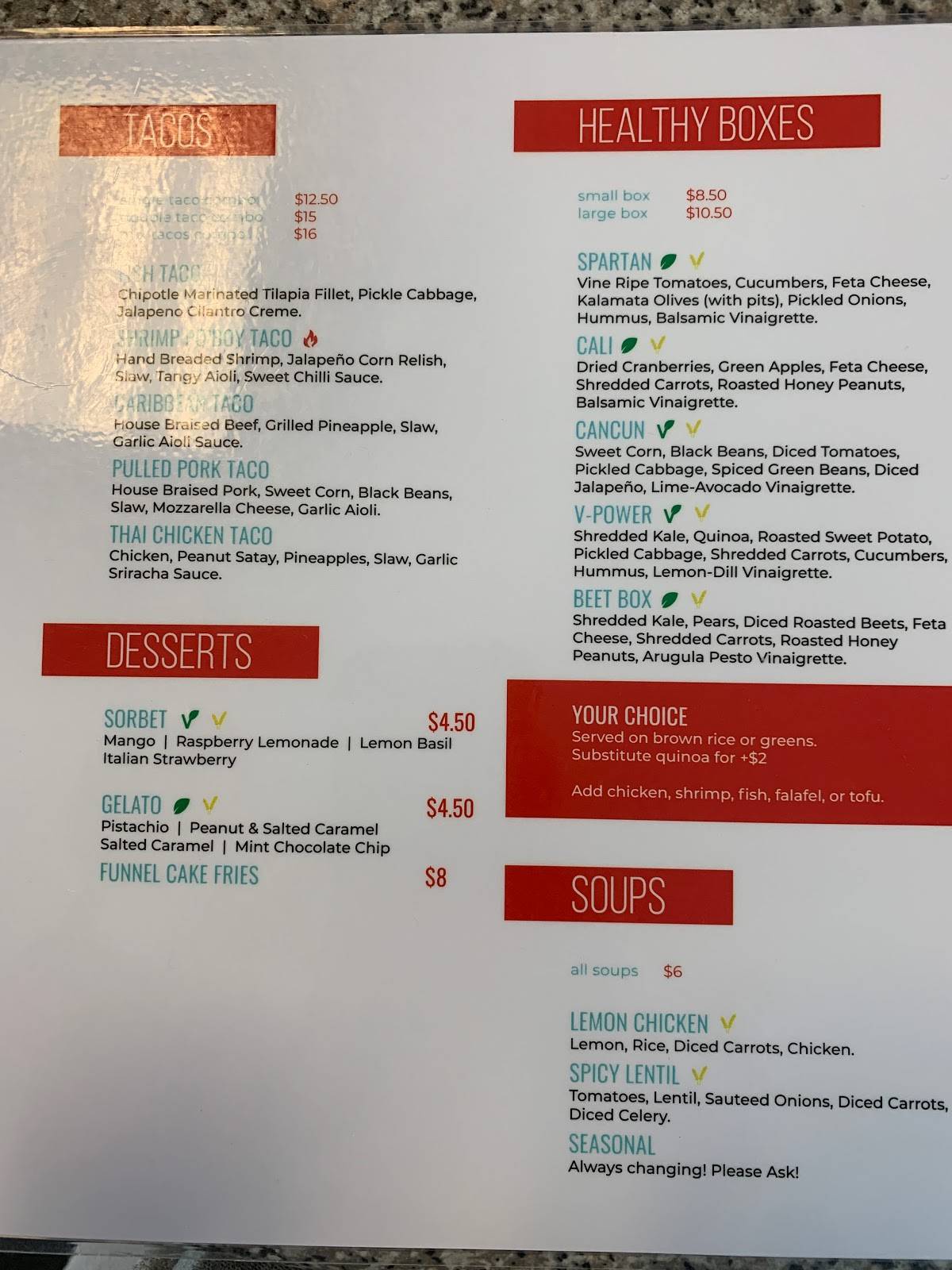 Menu at Lucky Belly restaurant, Guelph