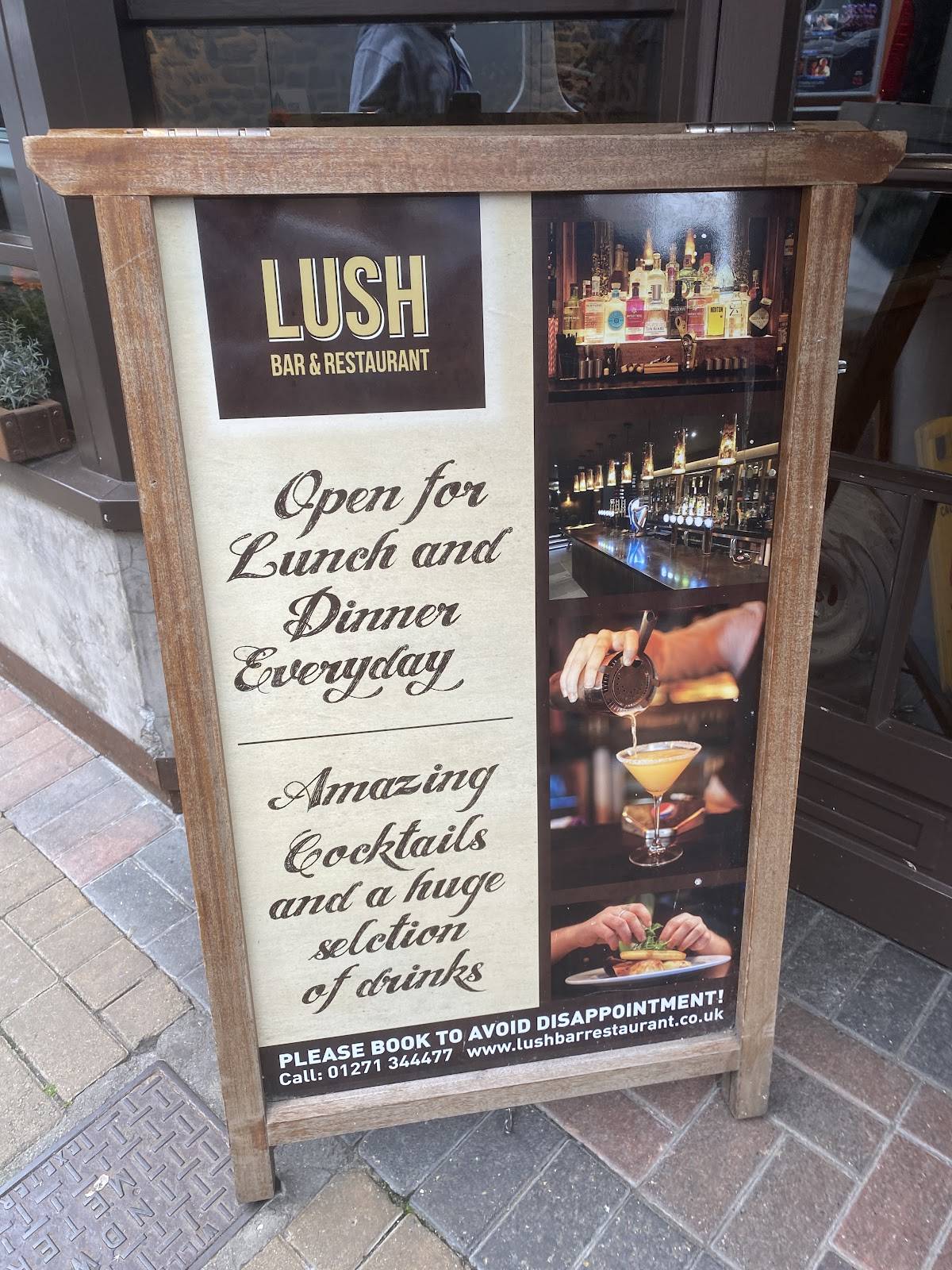 Menu at Lush Bar & Restaurant, Barnstaple