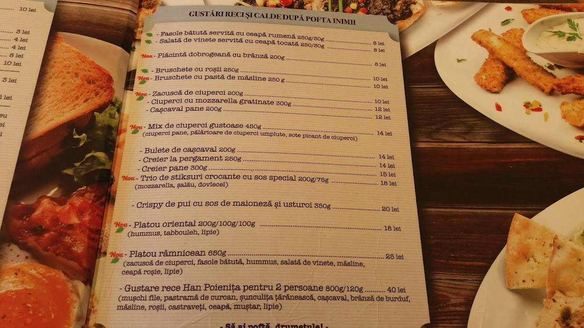 Menu at Restaurant Mara, Râmnicu Sărat