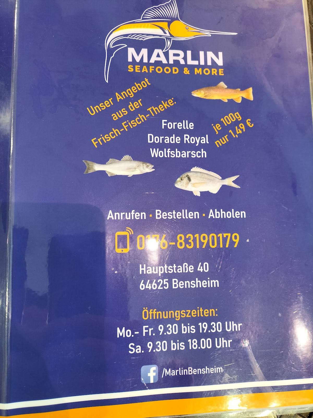 Speisekarte von Marlin Seafood & More restaurant, Bensheim