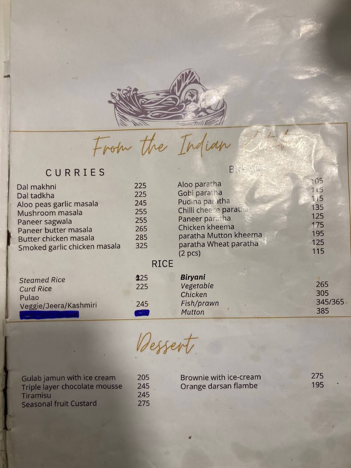 Menu at May Kitchen, Puducherry
