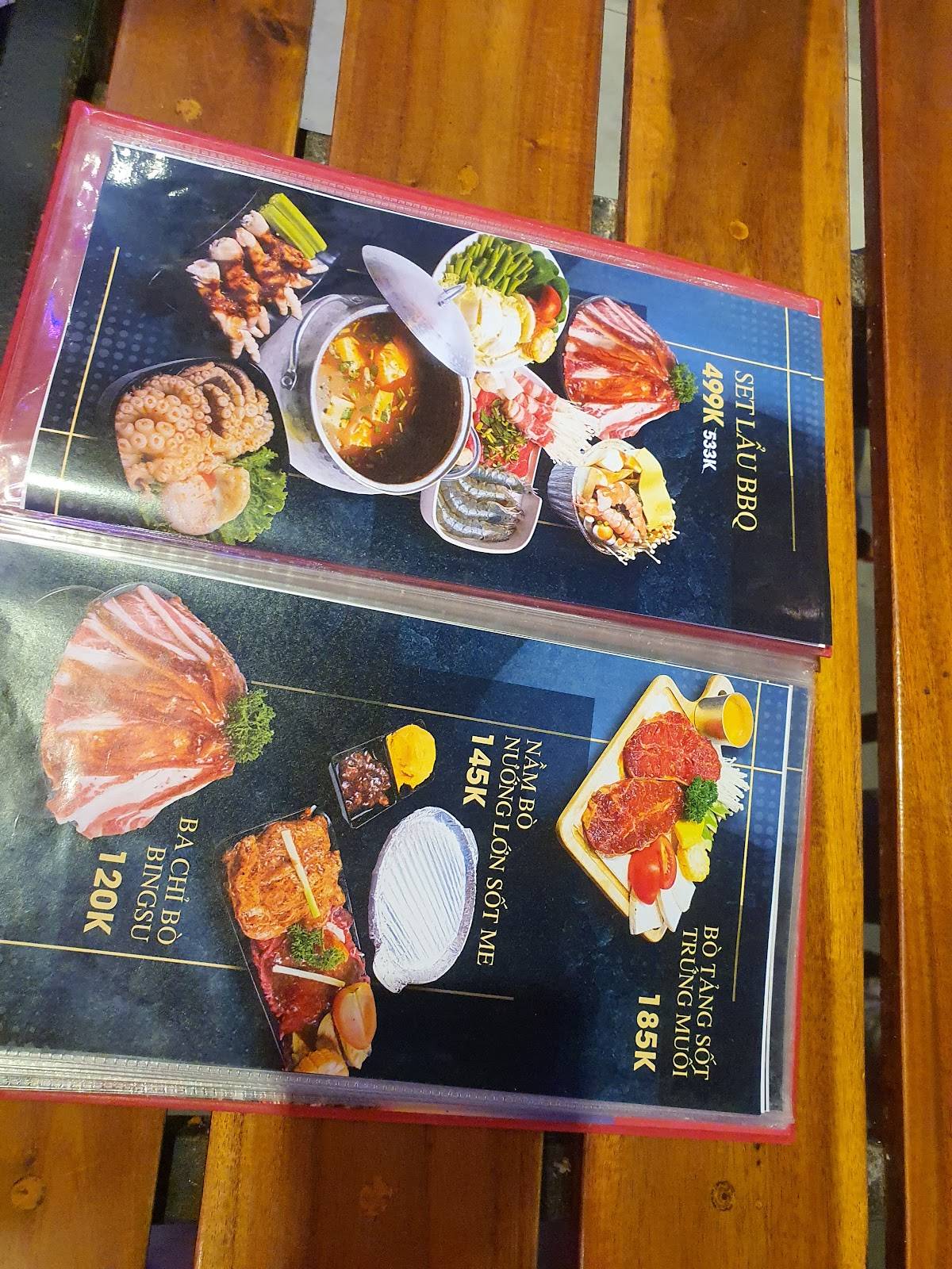 Menu at Panda BBQ - District 10, Ho Chi Minh City