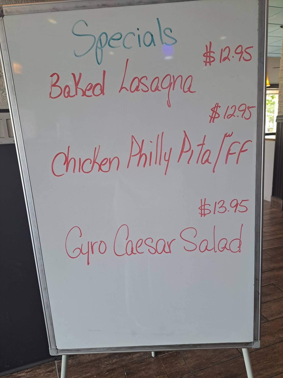 Menu at Pita & Puff restaurant, Port Charlotte