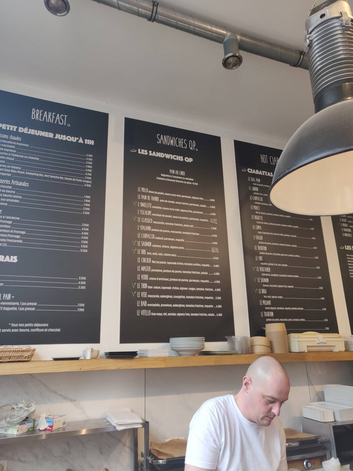 Menu au Quel Pain, Bruxelles