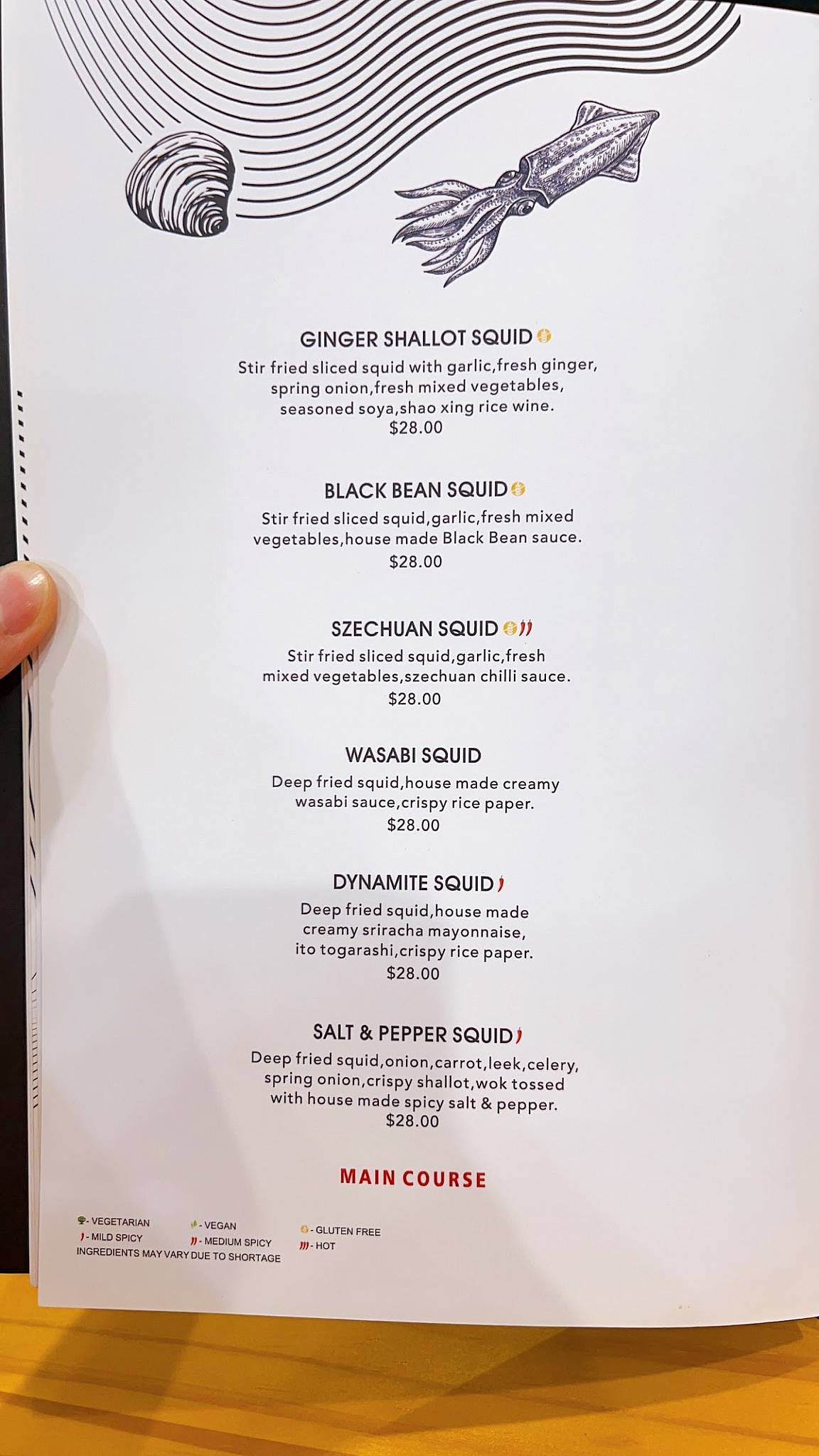 Menu at RISE 88 ASIAN FUSION FOOD restaurant, Ulverstone