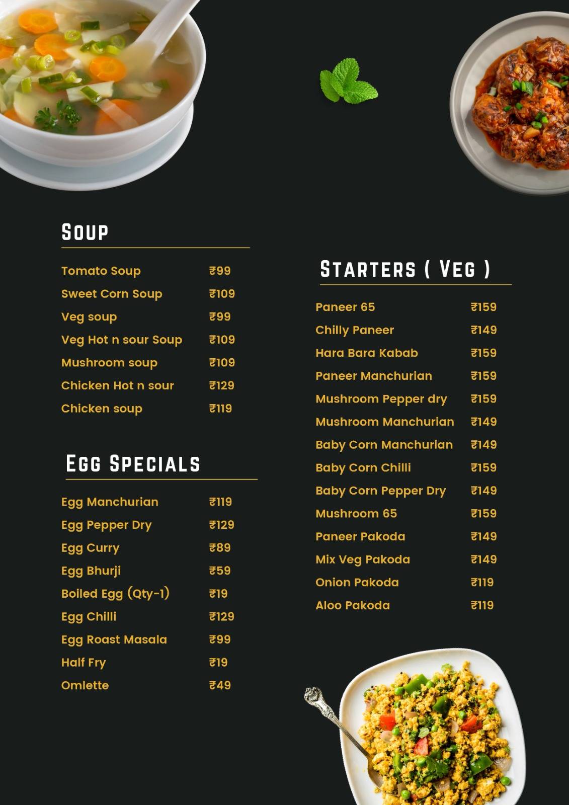 Menu at Rasa Maya - Authentic Rayalaseema Flavour, Bengaluru