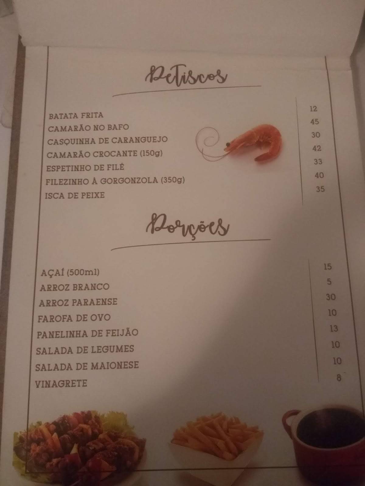 Menu em Restaurante Panelinha Restô Amapá, Macapá, R. Eliezer Levy